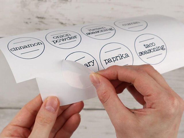 How to Make DIY Pantry Labels with Cricut Pens - Andrea Peacock