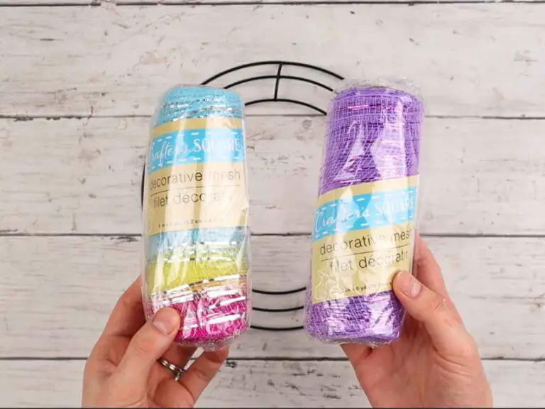 Dollar Tree Easter Deco Mesh Wreath DIY - Andrea Peacock