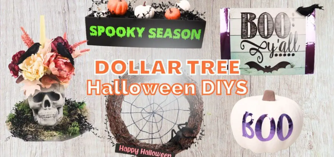 Five Easy Dollar Tree Halloween DIYs - Andrea Peacock